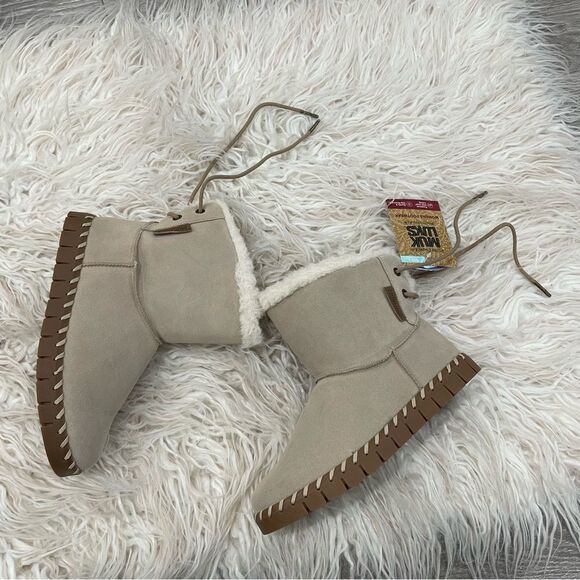 Muk Luks | Shoes | Nwtmuk Luk Suede Faux Fur Lined Flexi Albany Boot 6 ...